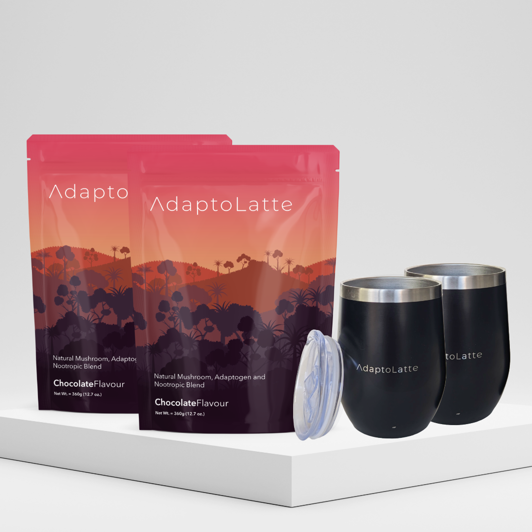 AdaptoLatte | Best Mushroom Coffee | Potent Adaptogen & Nootropic Mix